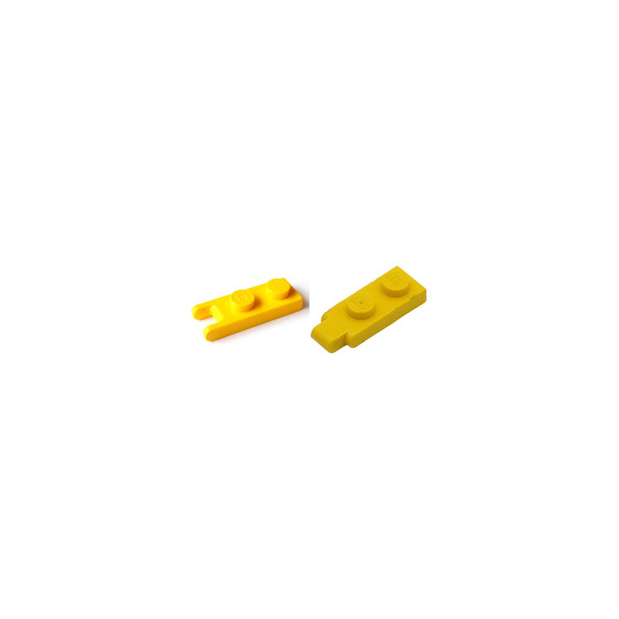 LEGO Yellow Hinge Plate 1 x 2 with Single / Double Finger | Brick Owl