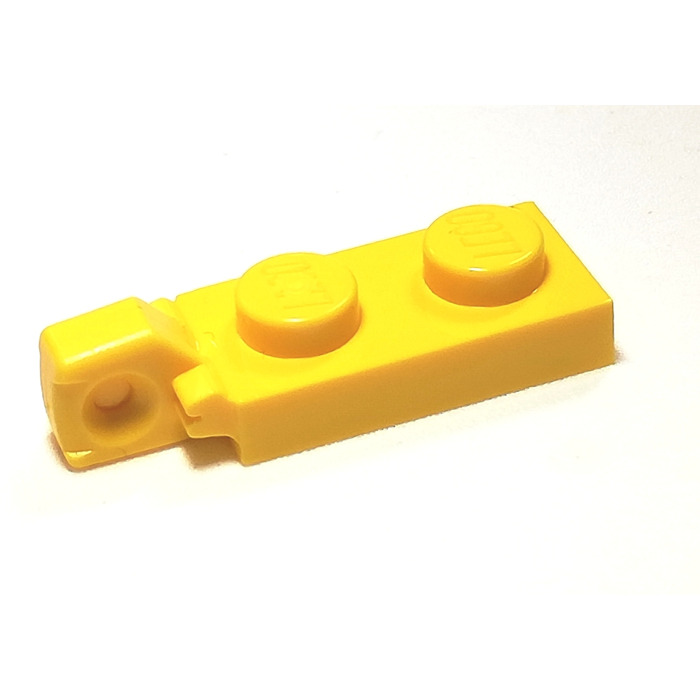 LEGO Yellow Hinge Plate 1 x 2 with Single Finger on End Vertical ...