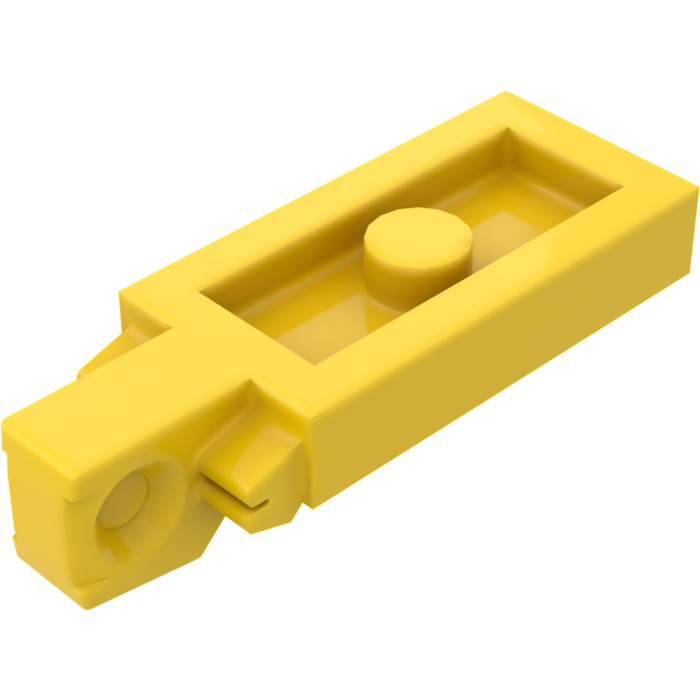 LEGO Yellow Hinge Plate 1 x 2 with Single Finger on End Vertical ...