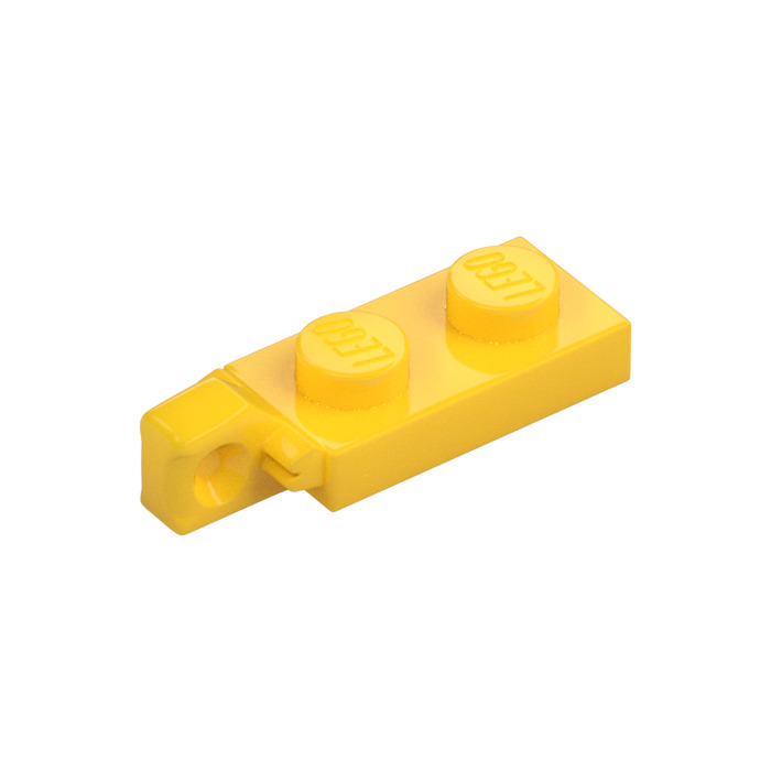 LEGO Yellow Hinge Plate 1 x 2 with Single Finger on End Vertical ...