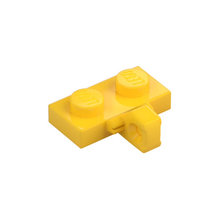 LEGO Yellow Hinge Plate 1 x 2 with Vertical Locking Stub with Bottom ...
