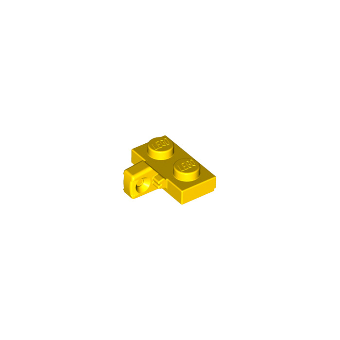 LEGO Yellow Hinge Plate 1 x 2 with Vertical Locking Stub without Bottom ...