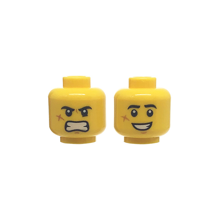 LEGO Yellow Jack Davids Minifigure Head (3626 / 66661) | Brick Owl ...