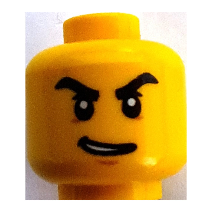 LEGO Yellow Jail Prisoner with Prison Outfit Minifigure Head (3626 / ...