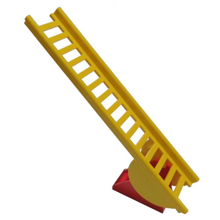 LEGO Ladder 16 x 4 with Pivot with Red Ladder Holder | Brick Owl