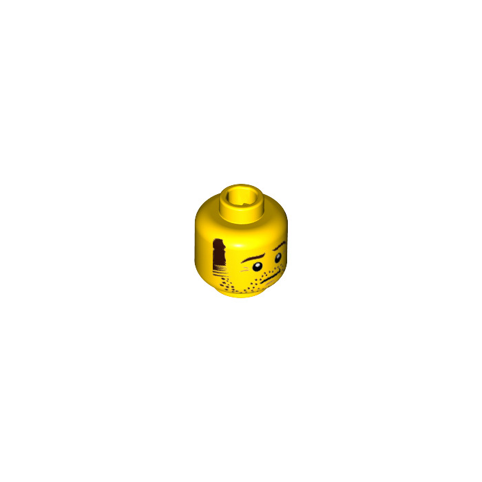 LEGO Yellow Larry the Barista Minifigure Head (3626 / 15916) | Brick Owl