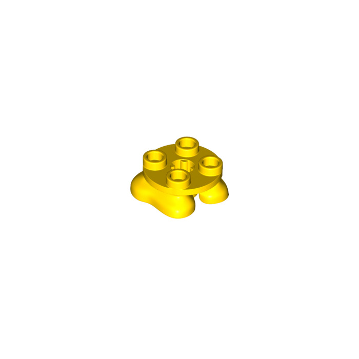 LEGO Yellow Legs 2 x 2 with Feet Apart (66858) | Brick Owl