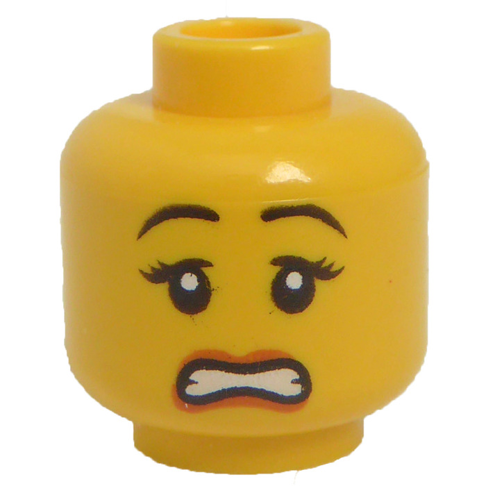 LEGO Yellow Lion Princess Head (3626 / 14536) | Brick Owl - LEGO ...