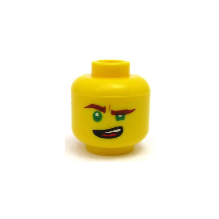 LEGO Yellow Lloyd with Tan hair Minifigure Head (3626 / 33869) | Brick Owl