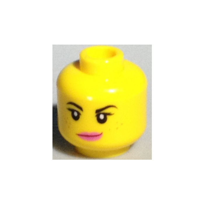 LEGO Yellow Lucy Wyldstyle Head (3626 / 16074) | Brick Owl