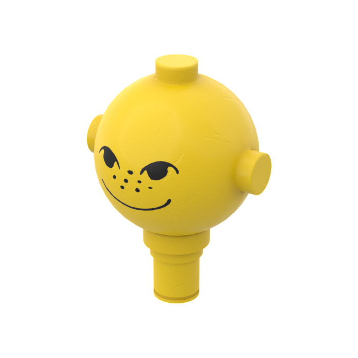 LEGO Yellow Maxifigure Head with Freckles | Brick Owl - LEGO Marketplace