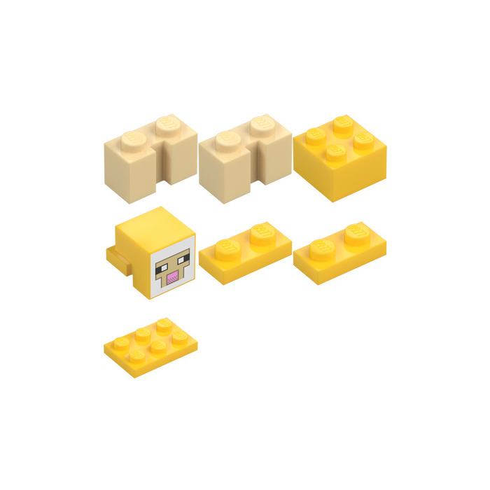 LEGO Yellow Minecraft Sheep (Yellow) | Brick Owl - LEGO Marketplace