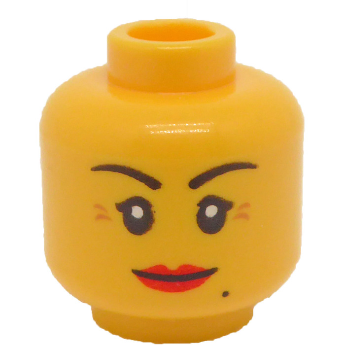 LEGO Yellow Minifigure Head with Decoration (14753 / 86294) | Brick Owl