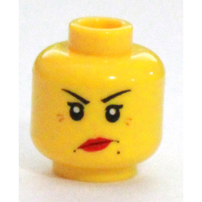 LEGO Yellow Minifigure Head with Decoration (14753 / 86294) | Brick Owl