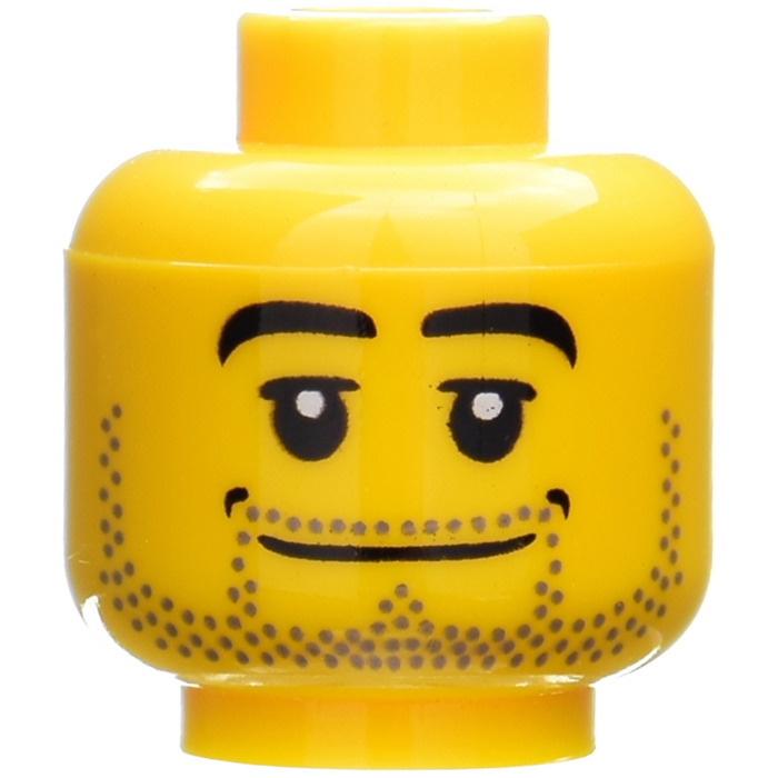 LEGO Minifigure Head with Decoration (3626) | Brick Owl