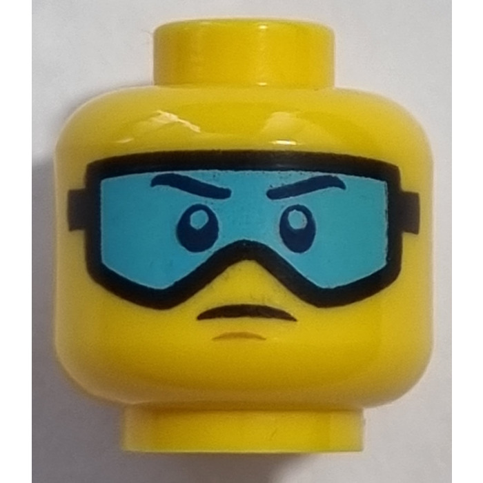 LEGO Yellow Minifigure Head with Decoration (3626 / 36172) | Brick Owl ...