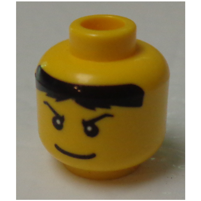 LEGO Yellow Minifigure Head with Decoration (3626 / 50006) | Brick Owl ...
