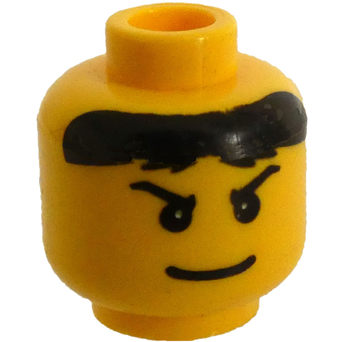 LEGO Yellow Minifigure Head with Decoration (3626 / 50006) | Brick Owl