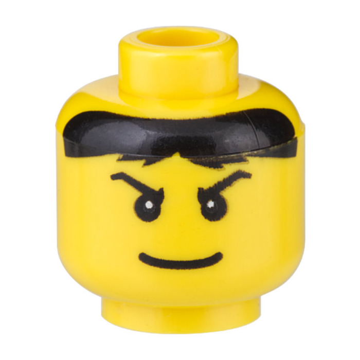 LEGO Yellow Minifigure Head with Decoration (3626 / 50006) | Brick Owl