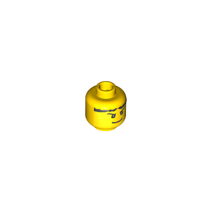 LEGO Yellow Minifigure Head with Decoration (3626 / 50006) | Brick Owl