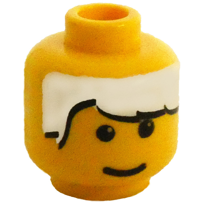 LEGO Yellow Minifigure Head with Decoration (3626) | Brick Owl - LEGO ...