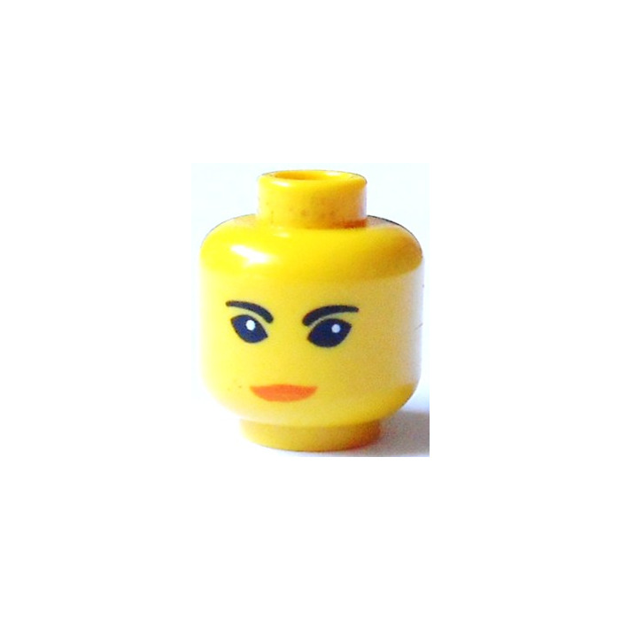 LEGO Yellow Minifigure Head with Decoration (3626) | Brick Owl - LEGO ...