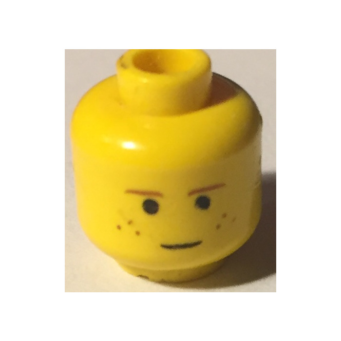 LEGO Yellow Minifigure Head with Decoration (3626) | Brick Owl - LEGO ...