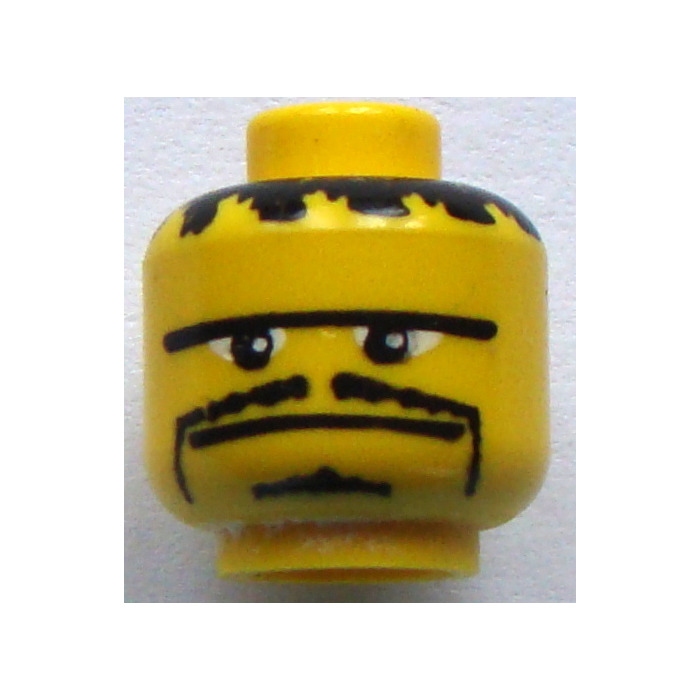 LEGO Yellow Minifigure Head with Decoration (3626) | Brick Owl - LEGO ...