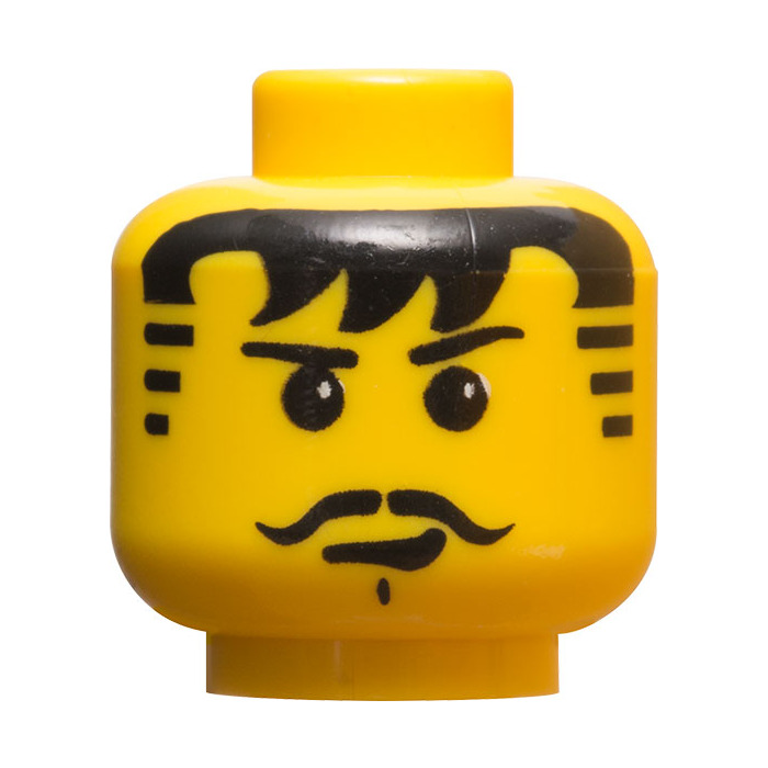 LEGO Minifigure Head with Decoration (Safety Stud) (3626) | Brick Owl ...