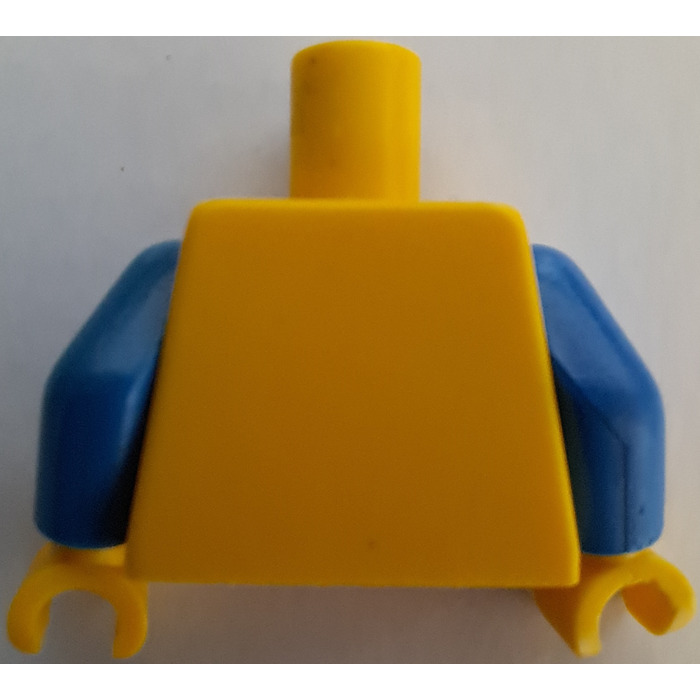 LEGO Yellow Minifigure Torso Coast Guard Zippered Jacket with Walkie ...