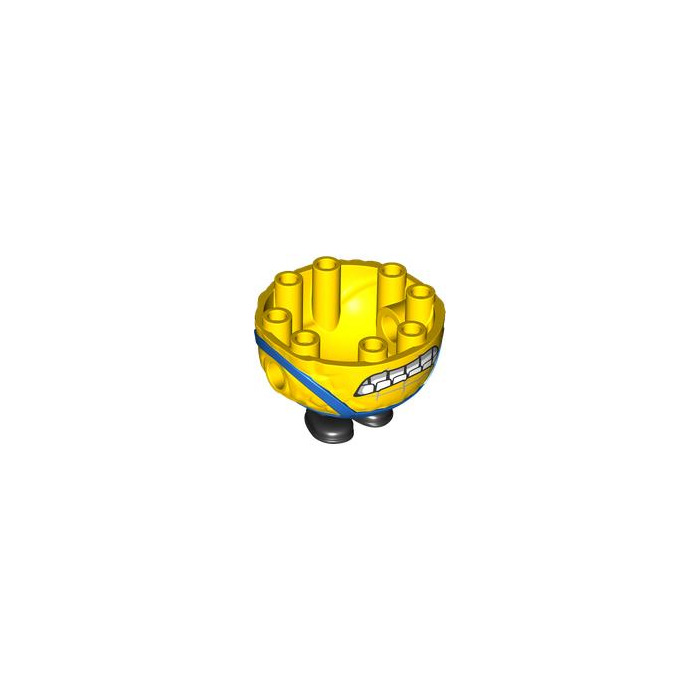 LEGO Yellow Minion Body Wide and Short with Teeth (108487) | Brick Owl ...
