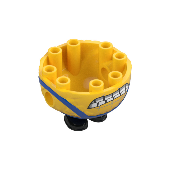 LEGO Yellow Minion Body Wide and Short with Teeth (108487) | Brick Owl ...