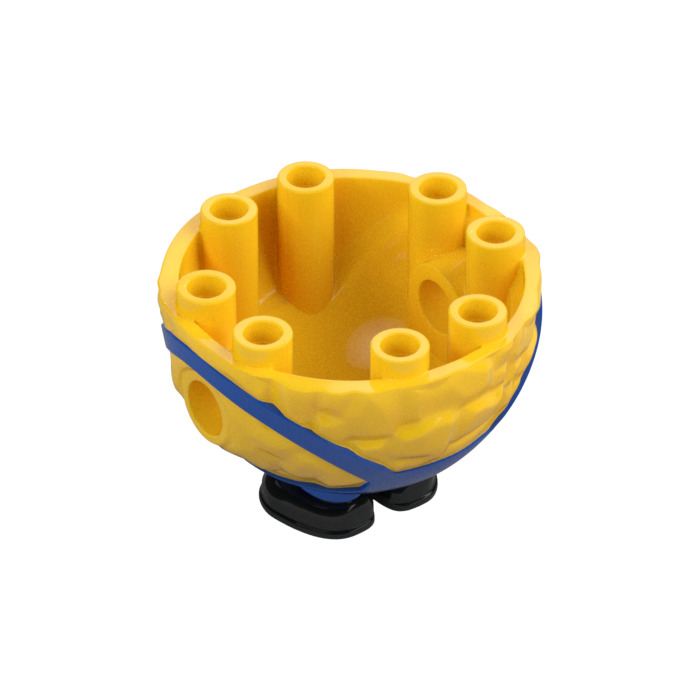 LEGO Yellow Minion Body Wide and Short with Teeth (108487) | Brick Owl ...