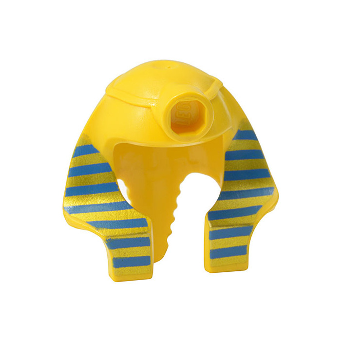 LEGO Mummy Headdress with Blue and Gold Stripes with Inside Split Ring ...