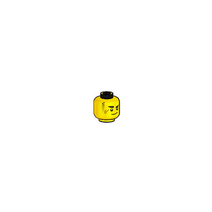 LEGO Yellow Ninjago Arin Head (no alternate face) (3626 / 102863 ...