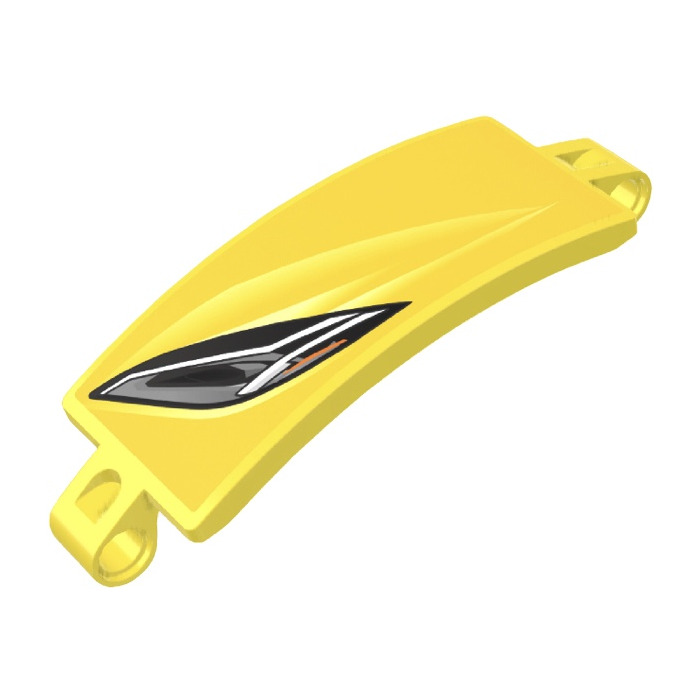 LEGO Panel 3 x 9 Curved with Corvette Headlight (Left) Sticker (4415 ...