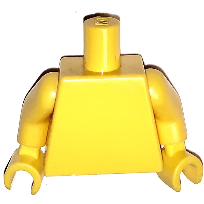 LEGO Plain Minifig Torso with Yellow Arms and Hands (73403 / 88585 ...