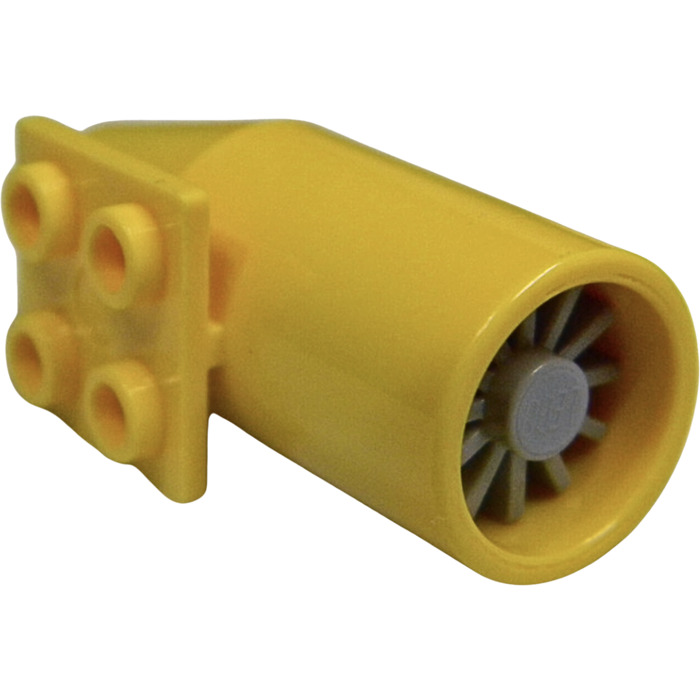 LEGO Plane Jet Engine with Medium Stone Gray Center (4868) | Brick Owl ...