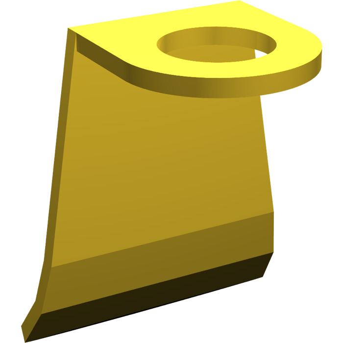 LEGO Yellow Plastic Cape with Curved End (4524) | Brick Owl - LEGO ...