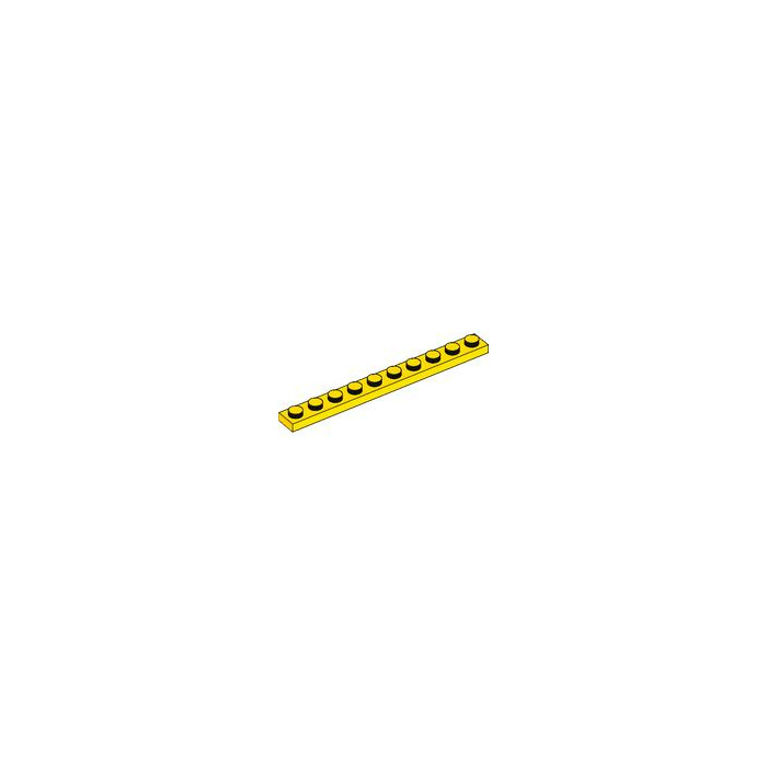 LEGO Yellow Plate 1 x 10 (4477) | Brick Owl - LEGO Marketplace