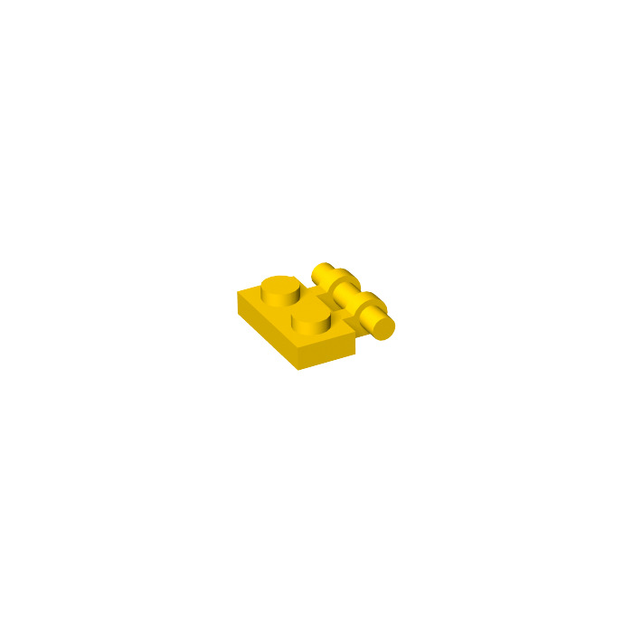 LEGO Yellow Plate 1 x 2 with Handle (Open Ends) (2540) | Brick Owl ...