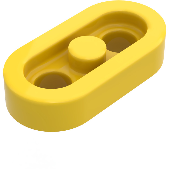 LEGO Yellow Plate 1 x 2 with Rounded Ends (35480) | Brick Owl - LEGO ...