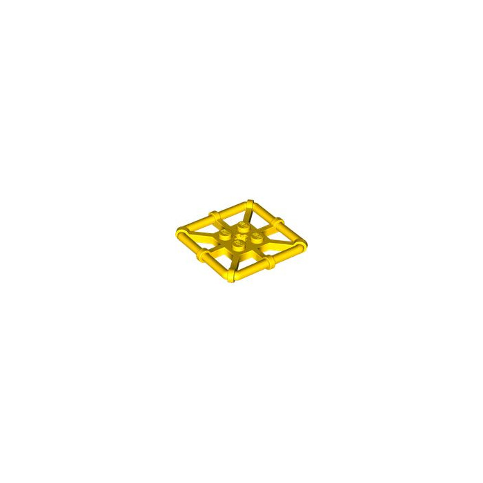 LEGO Yellow Plate 2 x 2 with Bar Frame Rectangular (30094) | Brick Owl ...