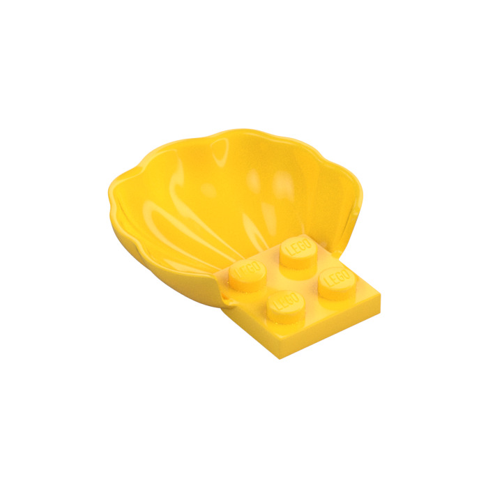 LEGO Plate 2 x 2 with Half Shell (18970) | Brick Owl - LEGO Marketplace