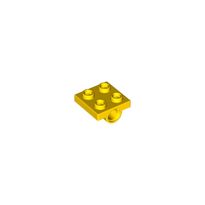 LEGO Yellow Plate 2 x 2 with Pin Holes (2817) | Brick Owl