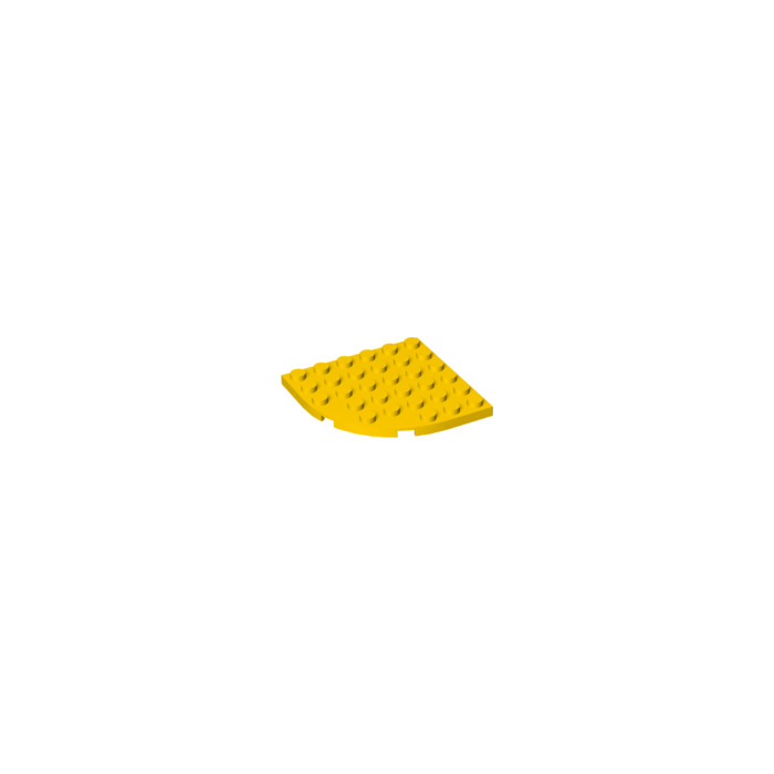 LEGO Yellow Plate 6 x 6 Round Corner (6003) | Brick Owl - LEGO Marketplace