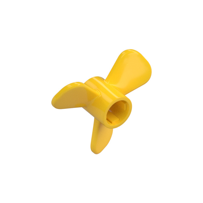 LEGO Yellow Propeller with 3 Blades and Axle Hole (6041) | Brick Owl