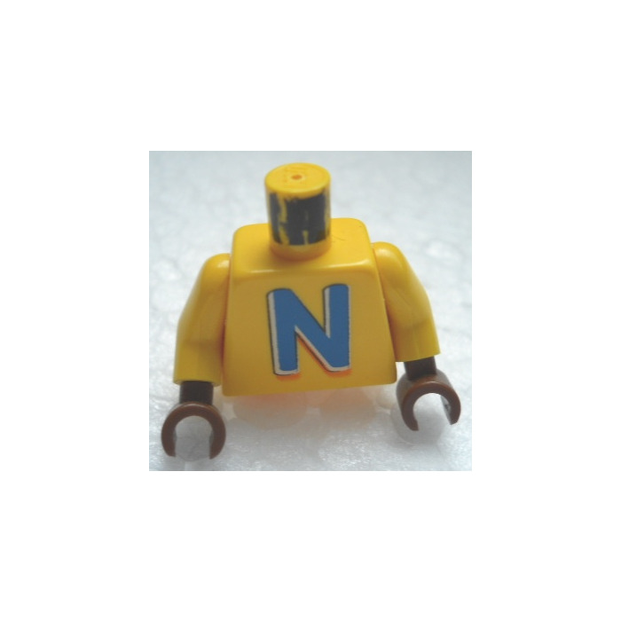 LEGO Yellow Quicky the Nesquik Bunny Torso (973 / 73403) | Brick Owl ...