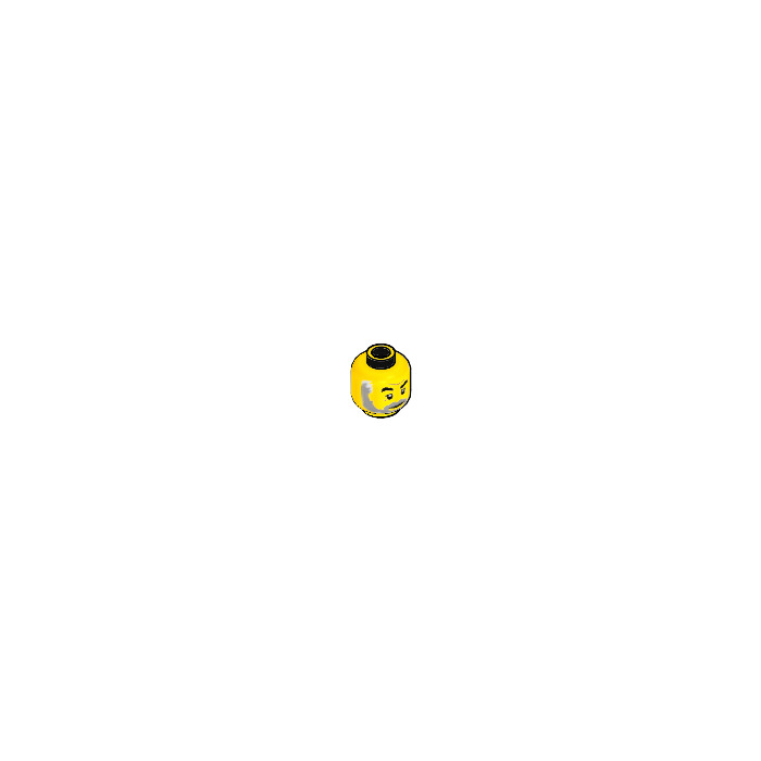 LEGO Yellow Rafter in Dark Red Jacket Minifigure Head (3626 / 38319 ...