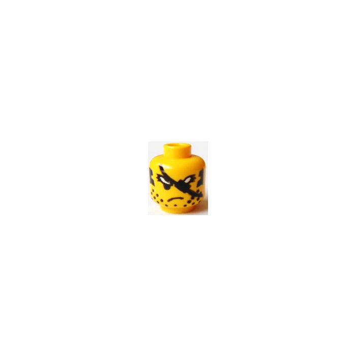 LEGO Yellow Robber with black rag hat Head (3626) | Brick Owl - LEGO ...